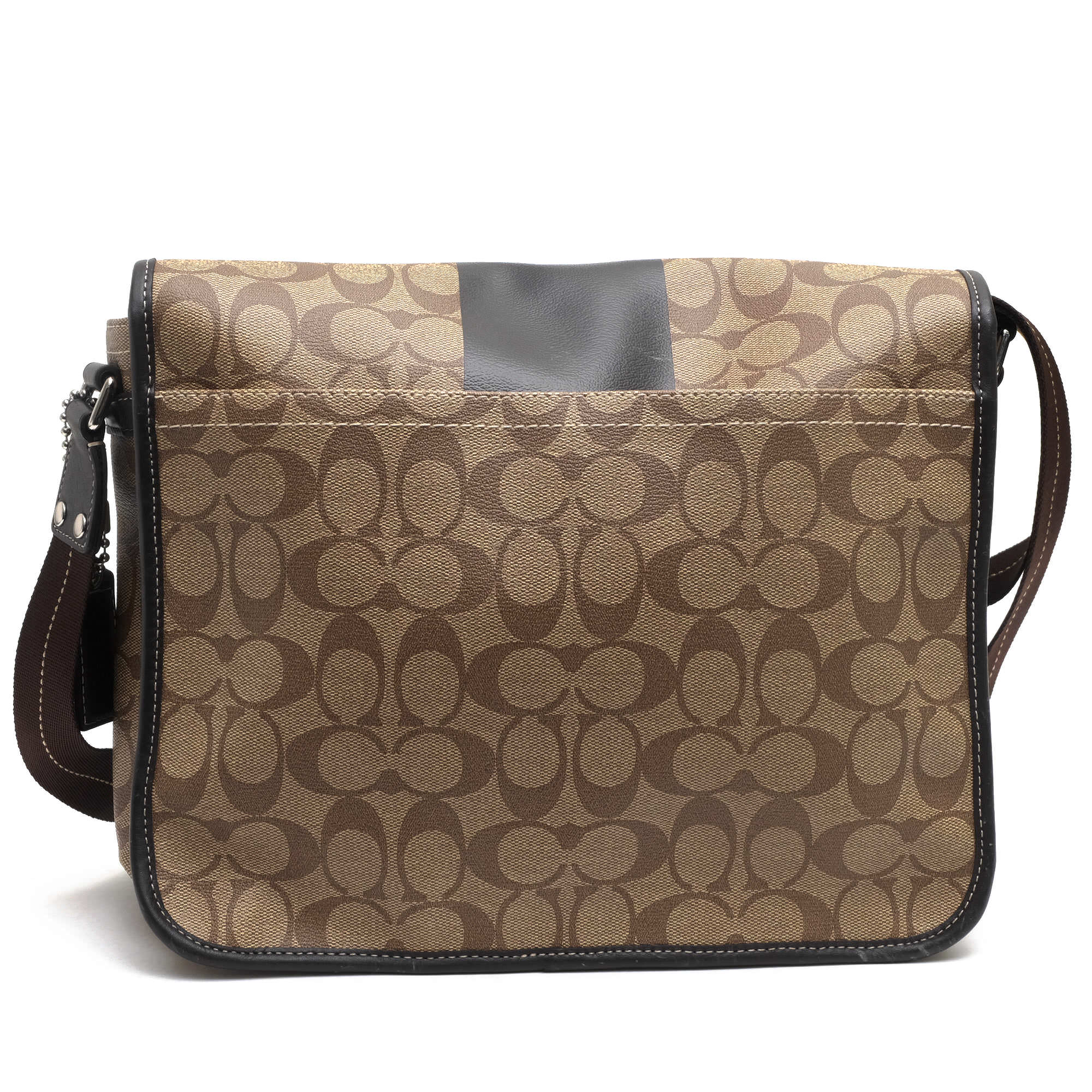 COACH コーチ バッグ ショルダーバッグ F70590 HERITAGE STRIPE SIGNATURE SHO BAG シグネチャー柄 ...